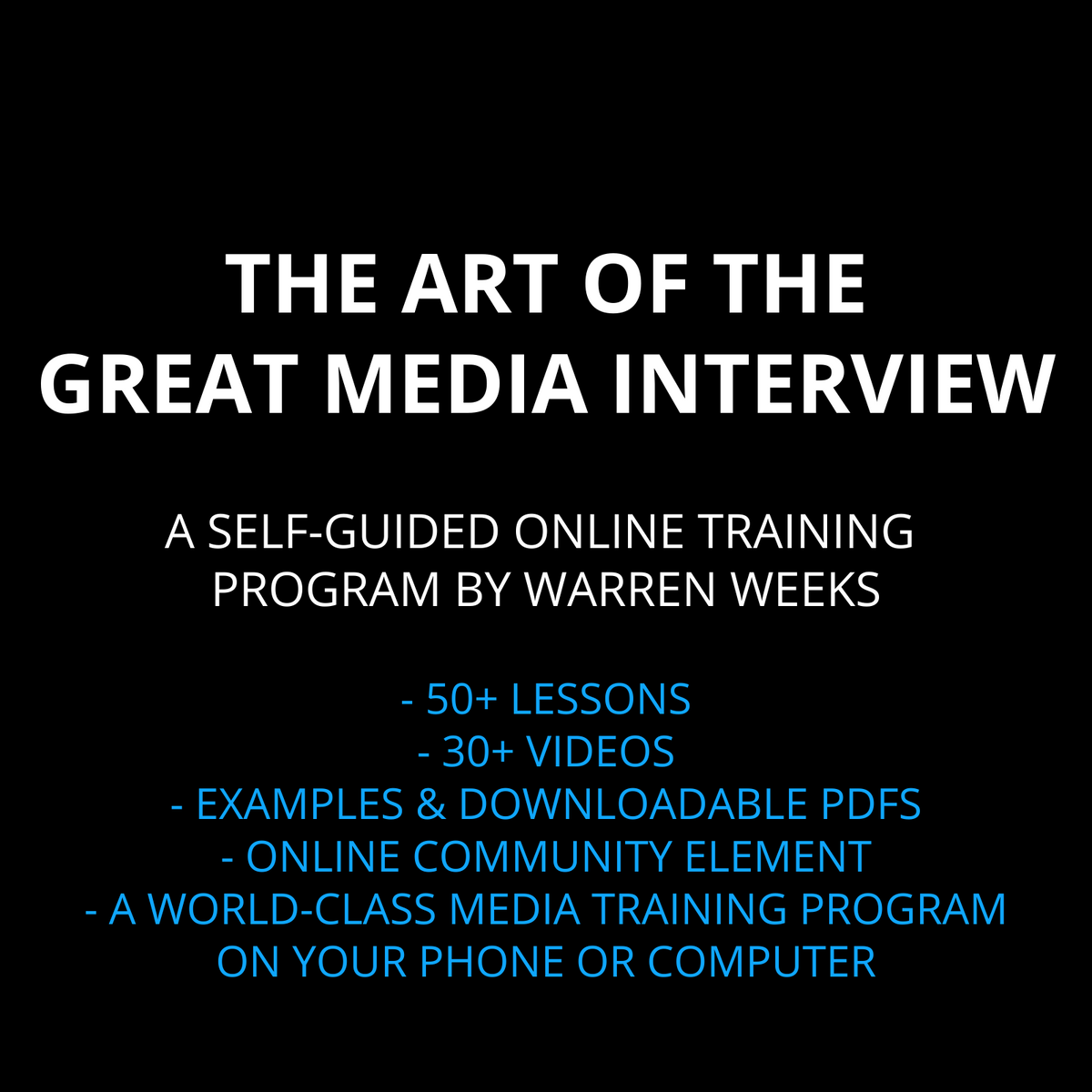 press interview example